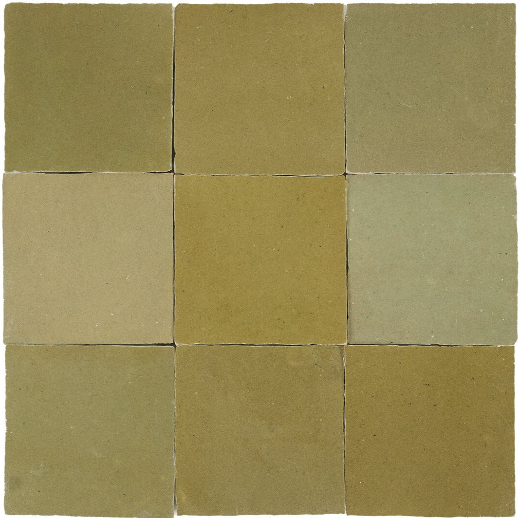 Zellij 10x10 cm - Lime Tree – Marokk Tiles